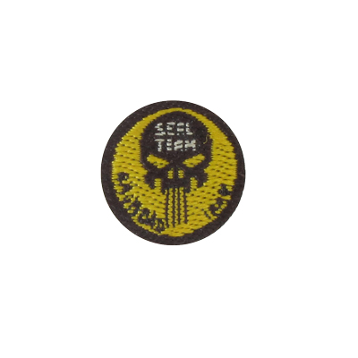 Patch Punisher Seal Team (Jaune) - Machinegun