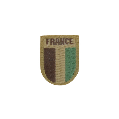 Patch France basse visibilité (Coyote) - Machinegun