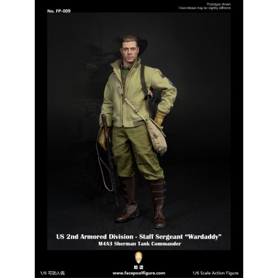 Figurine 1/6 M4A3 Sherman Tank Commander - US 2nd Armored Division ...