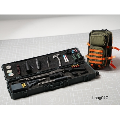 Mil-Tec Military Patrol Set (Olive Drab) I-Bag - Machinegun