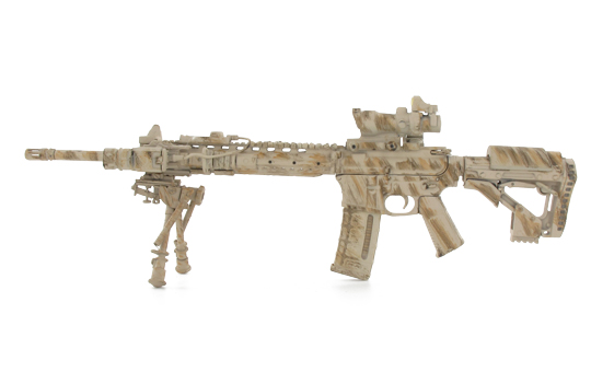 LaRue Tactical OBR 5.56 rifle with 18 inch Barrel Cal-Tek - Machinegun