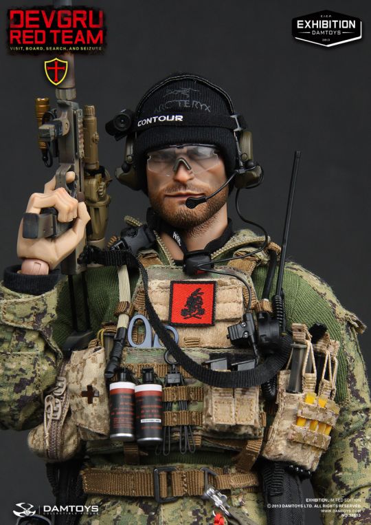 Figurine 1/6 Devgru Red team - Machinegun.fr