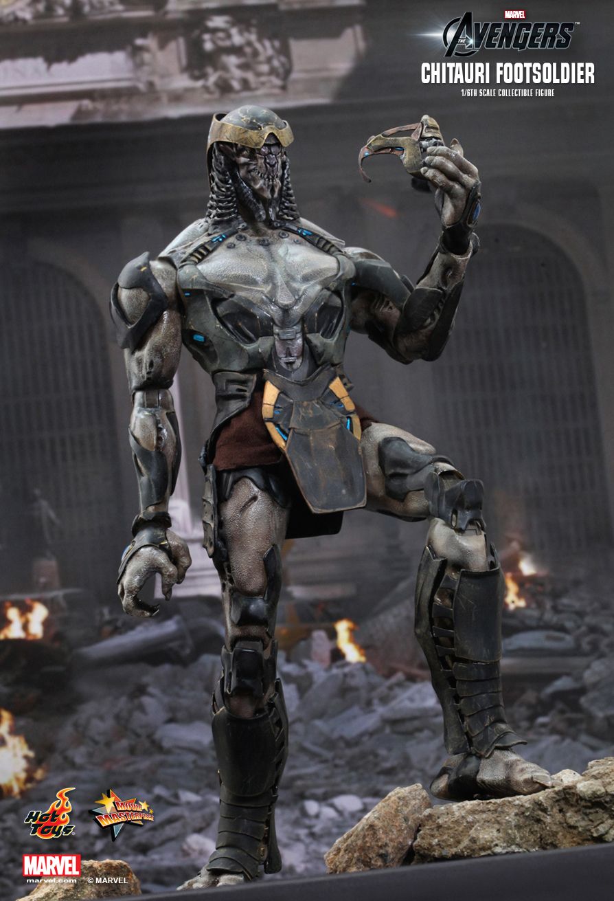 Figurine 1/6 The Avengers - Chitauri Footsoldier - Machinegun.fr