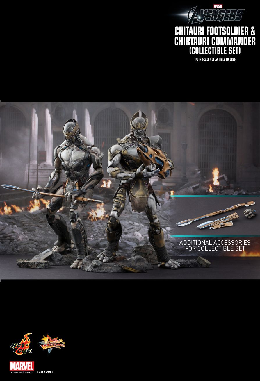 The Avengers - Chitauri Footsoldier & Commander Pack / QUICK-TOY
