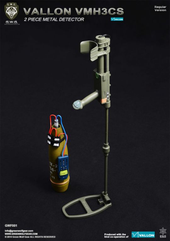 Metal Detector Vallon VMH3CS (Regular Version) - Machinegun