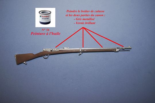 Infantry Chassepot Rifle M1866 with bayonet Raymond Boyer - Machinegun