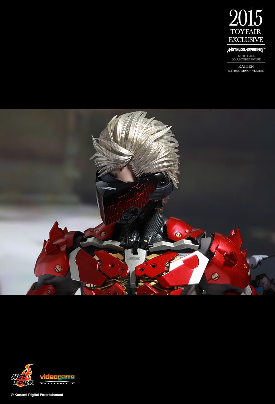 Figurine 1/6 Metal Gear Rising Revengeance - Raiden (Inferno Armor ...