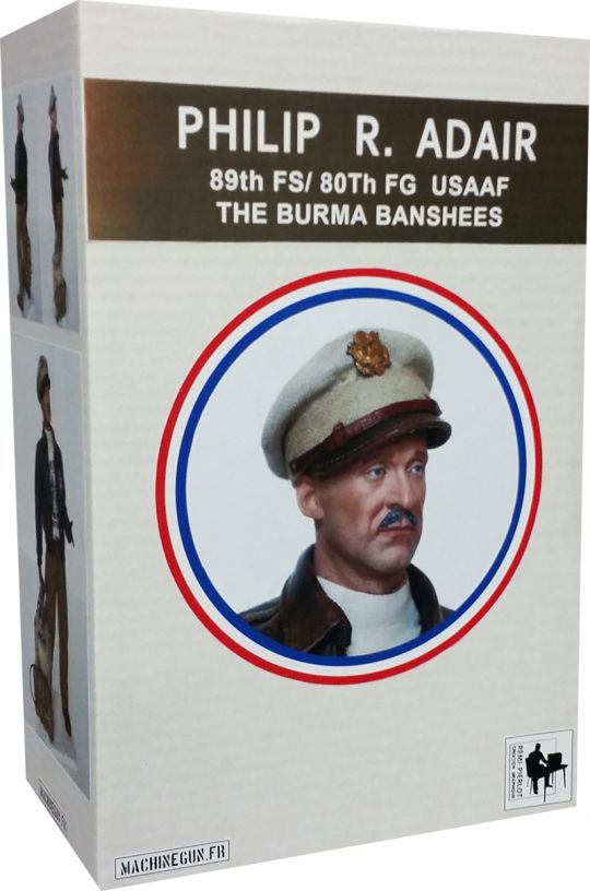 Philip R. Adair - Pilote du 89th FS, 80th FG RPCC - Machinegun