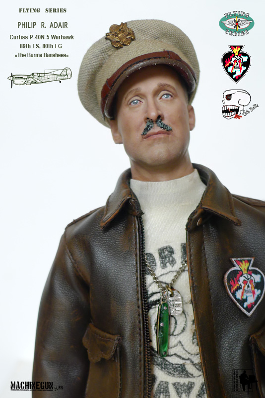 Philip R. Adair - Pilote du 89th FS, 80th FG RPCC - Machinegun