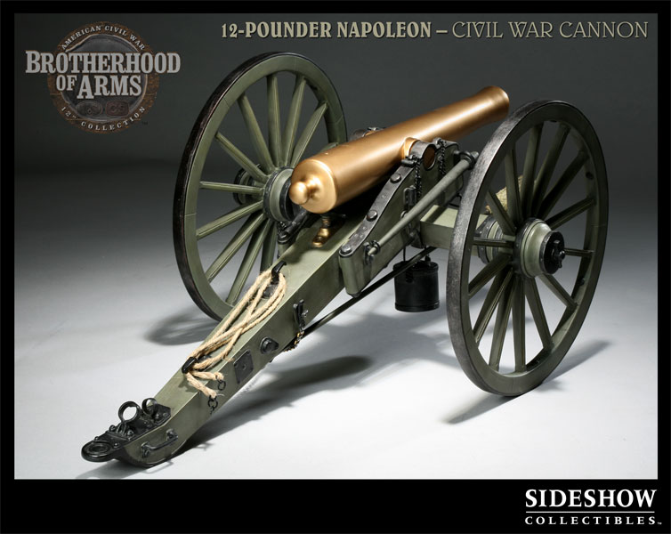 12-Pounder Napoleon - Civil War Cannon Sideshow Collectibles - Machinegun