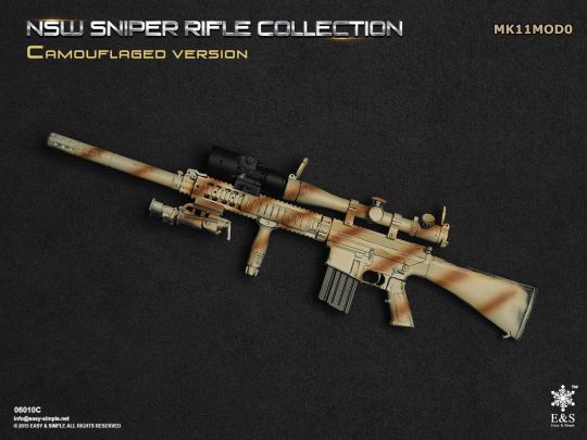 NSW Sniper Rifle MK11 MOD0 (Camouflaged Version) - Machinegun
