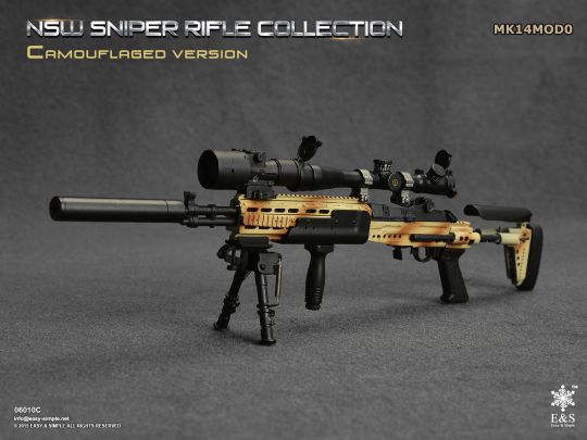 NSW Sniper Rifle MK14 MOD0 (Camouflaged Version) - Machinegun
