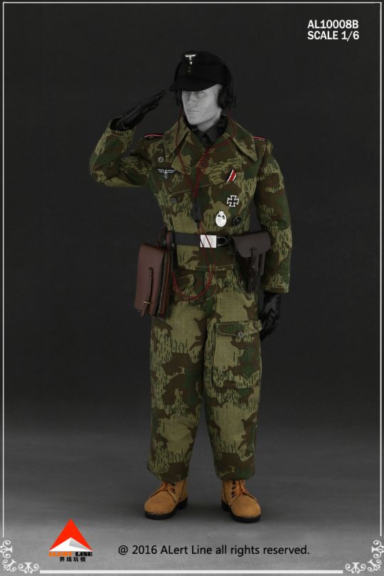 Wehrmacht and SS Tank Crew Overalls Set (Type B) Alert Line - Machinegun