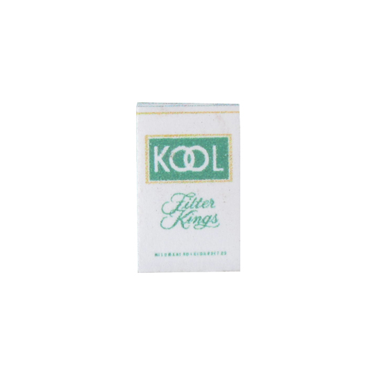 KOOL Filtered King Cigarette Pack (White) One Sixth Scale King - Machinegun