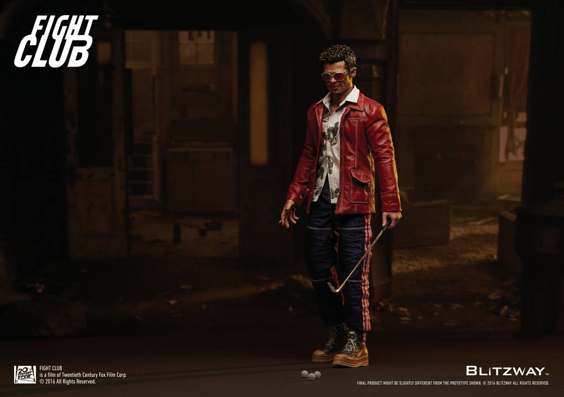 Figurine 1/6 Fight Club - Tyler Durden (Special Pack) - Machinegun.fr