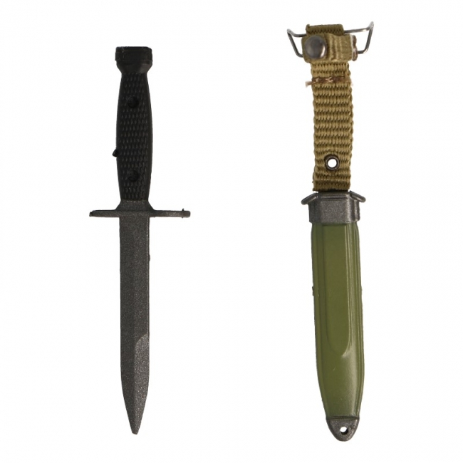 M16 Colt Bayonet with Sheath (Olive Drab) Ace - Machinegun
