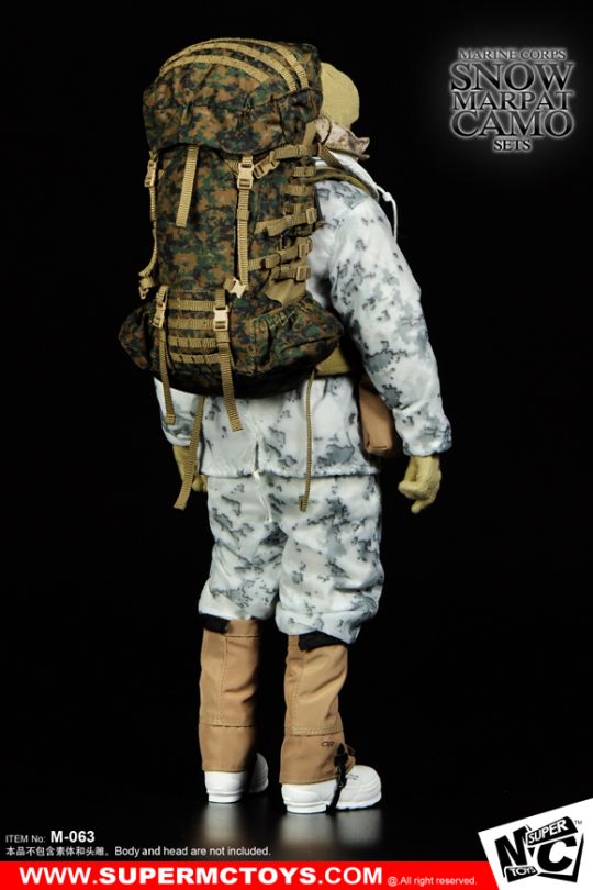 Set Marine Corps Snow Marpat Camo - Machinegun