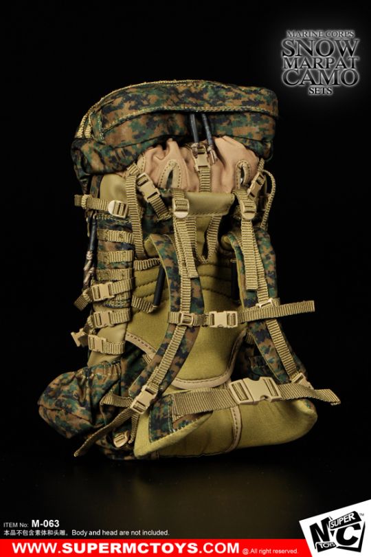 Set Marine Corps Snow Marpat Camo - Machinegun