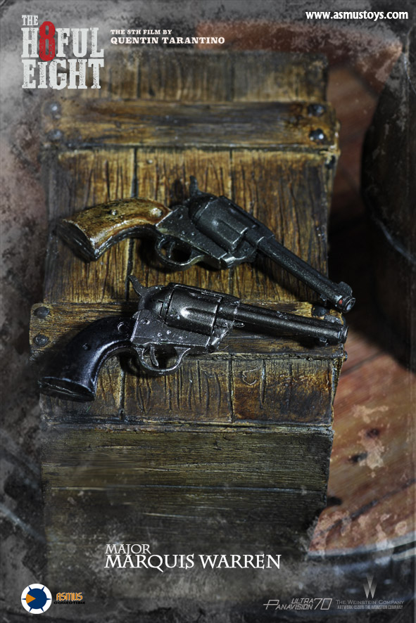 Figurine 1/6 The Hateful Eight - Major Marquis Warren - Machinegun.fr