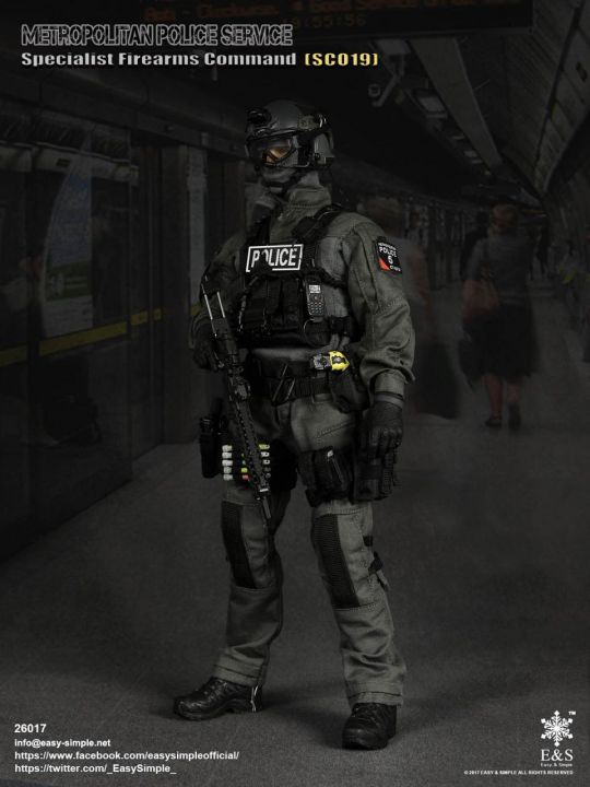 Figurine 1/6 Metropolitan Police Service - British Specialist Firearms ...