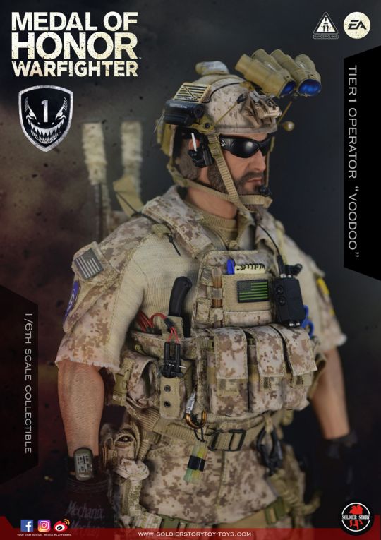 Medal Of Honor Warfighter - Navy Seal Tier One Operator Voodoo - Machinegun