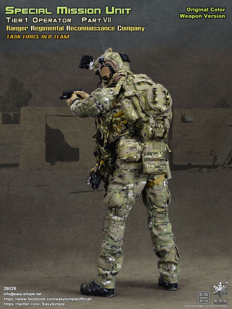 Figurine 1/6 SMU Tier 1 - Part VII Ranger Regimental Reconnaissance ...