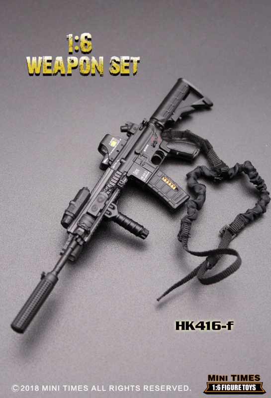 HK 416 Assault Rifle (Black) Mini Times - Machinegun