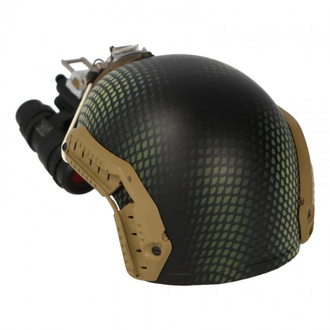 Casque Fast Ops-Core avec JVN PVS-15 (Mesh 2 tons) - Machinegun