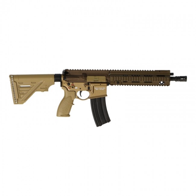 HK 416 A5 5.56mm Assault Rifle (Sand) Easy & Simple - Machinegun