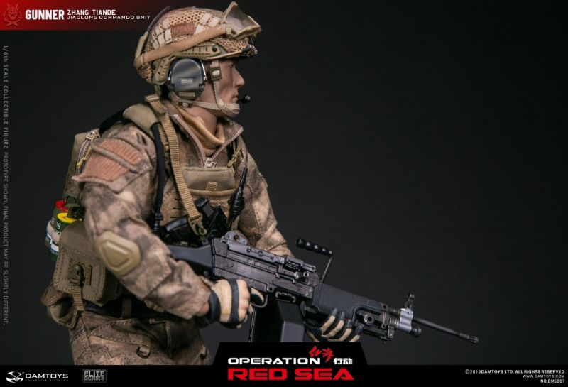 Operation Red Sea - Jiaolong Commando Unit Gunner Zhang Tiande - Machinegun