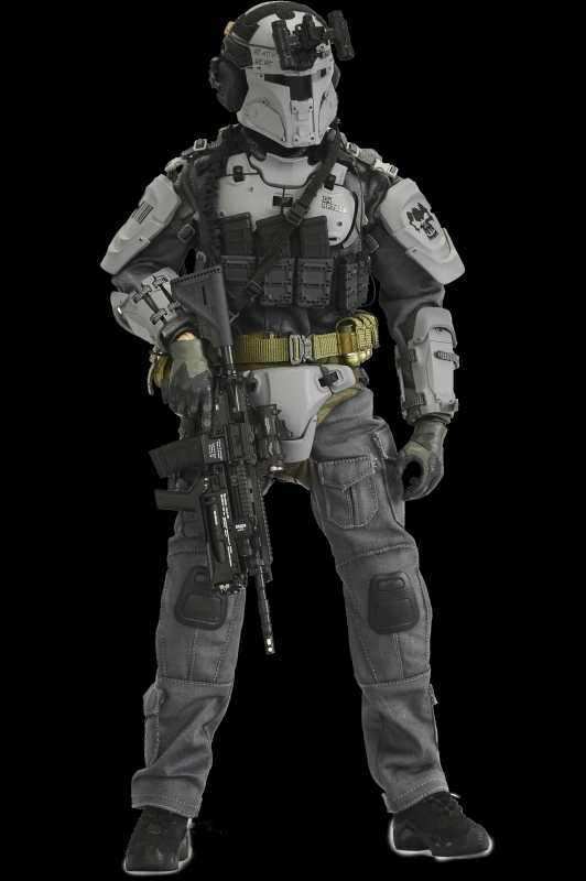 Figurine 1/6 Galac-Tac - Urban Raider - Machinegun.fr