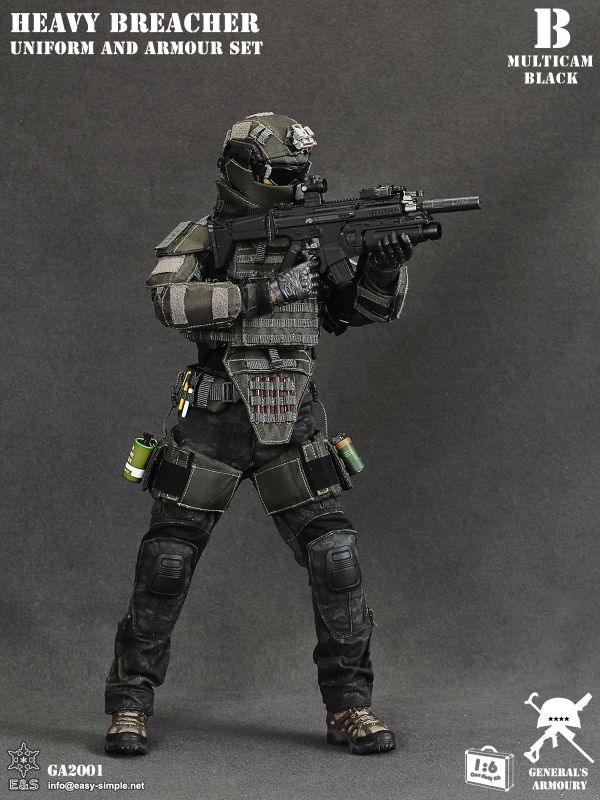 Heavy Breacher Set (Multicam) General's Armoury - Machinegun