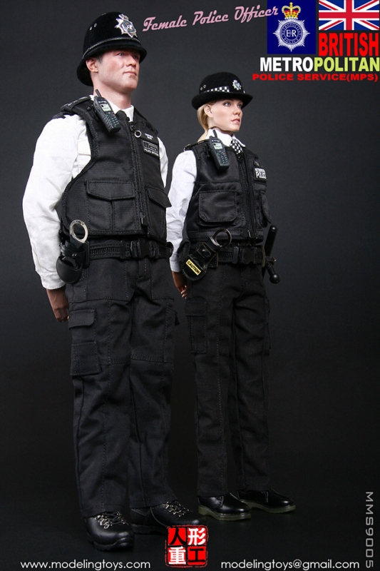 Figurine 1/6 British Metropolitan Police Service - Female Police ...