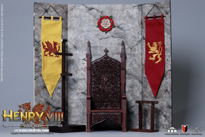 Henry VIII Wolf Hall Diorama Display Set - Machinegun