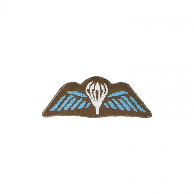 British Airborne Parachute Wings Patch (Blue) - Machinegun