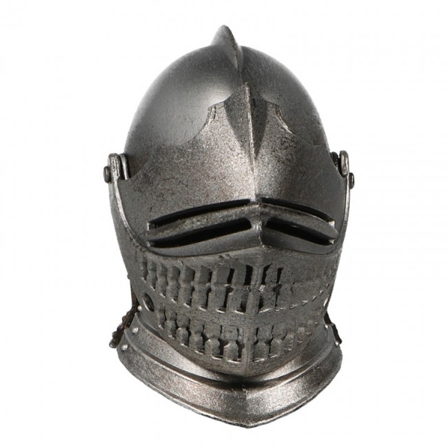 Casque de Chevalier Famiglia Ducale en métal (Argent) / QUICK-TOY