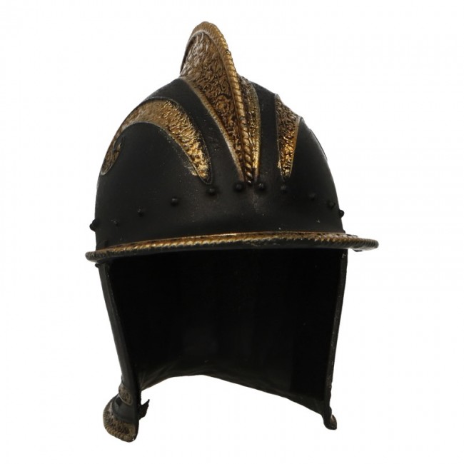 Diecast Red Dragon Royal Helmet (Black) Coo Model - Machinegun