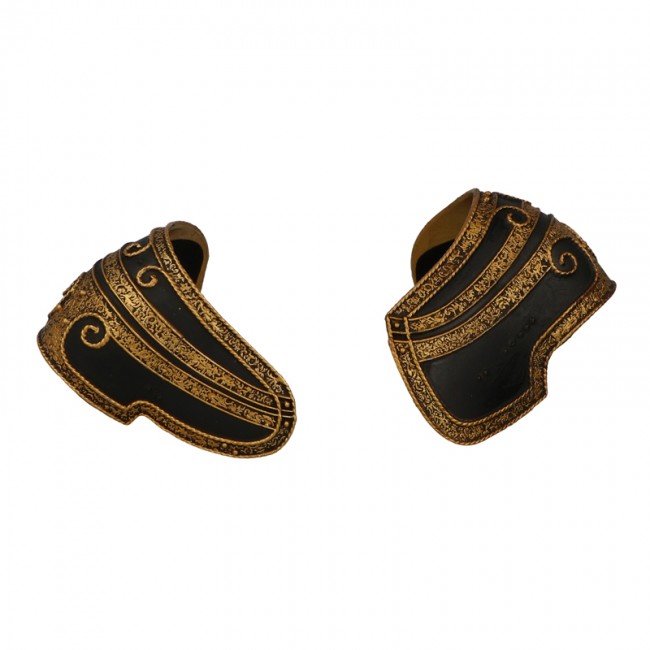Diecast Royal Armor Shoulder Pads (Black) Coo Model - Machinegun