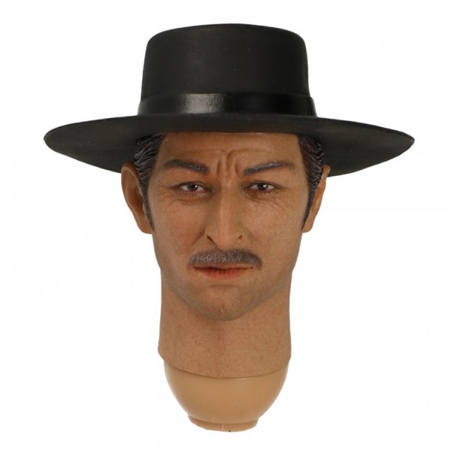 Lee Van Cleef Headsculpt with Hat Redman Toys - Machinegun