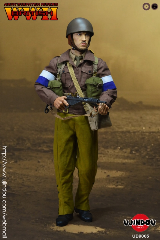 WWII British Army - Dispatch Rider Ujindou - Machinegun