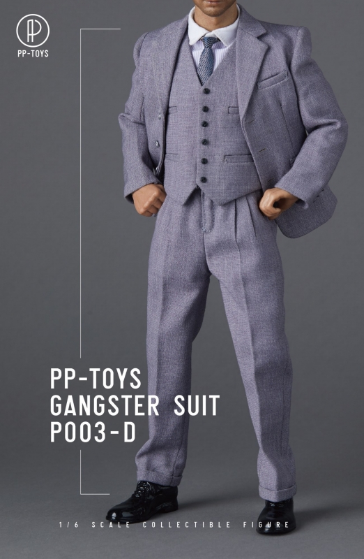 Gangster Suit Set (Purple) PP Toys - Machinegun