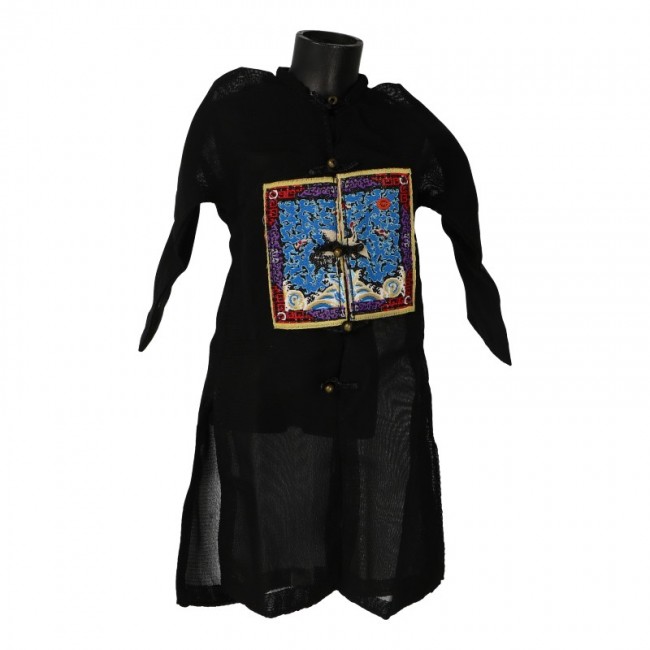 Qing Dynasty Officer Tunic (Black) JSModel - Machinegun