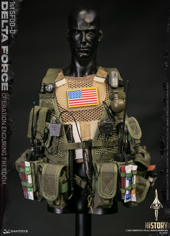 1st SFOD-D Delta Force - Operation Enduring Freedom Dam Toys - Machinegun