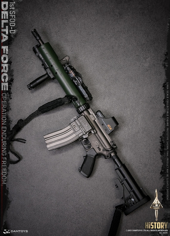 1st SFOD-D Delta Force - Operation Enduring Freedom Dam Toys - Machinegun