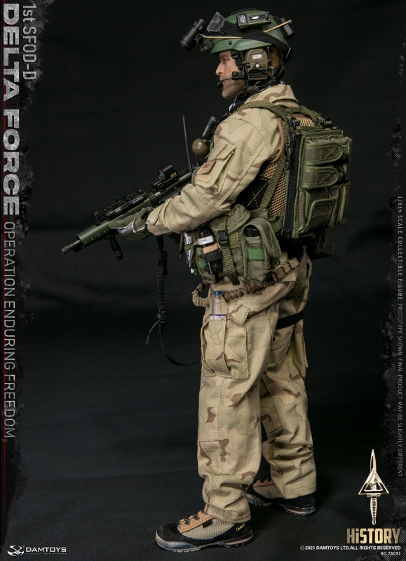 1st SFOD-D Delta Force - Operation Enduring Freedom Dam Toys - Machinegun