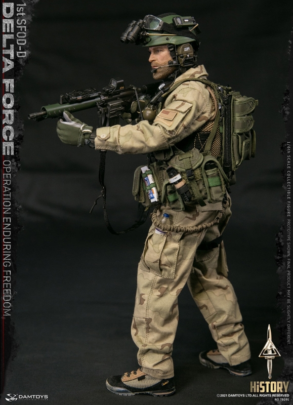 1st SFOD-D Delta Force - Operation Enduring Freedom Dam Toys - Machinegun