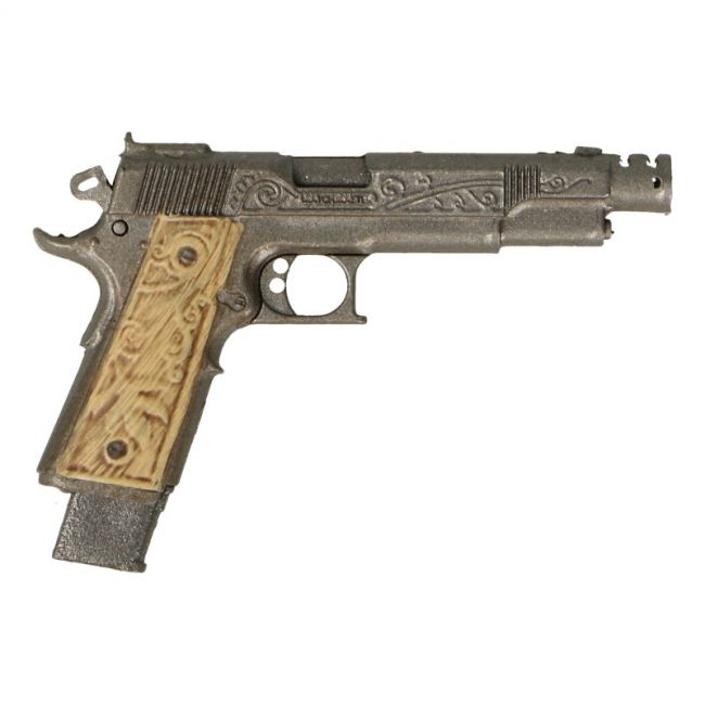 Custom Colt 45 M1911 Pistol (Grey) Black Box - Machinegun