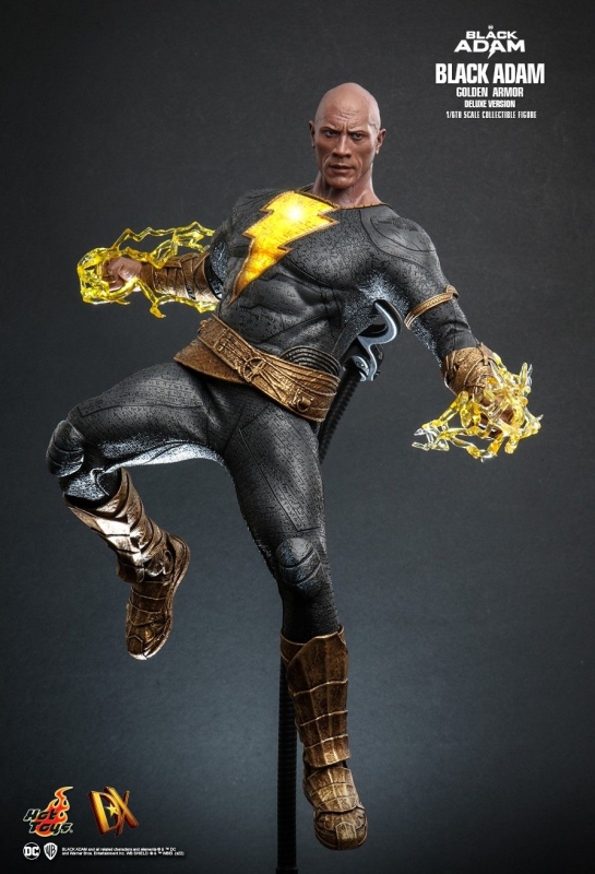 Black Adam - Black Adam Golden Armor (Deluxe Version) Hot Toys - Machinegun