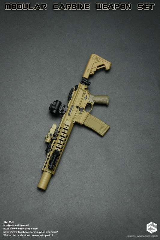 Modular Carbine Weapon Set - MCX .300 CQB (Sable) - Machinegun