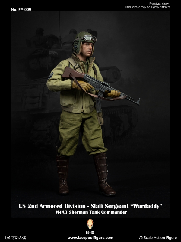 M4A3 Sherman Tank Commander - US 2nd Armored Division Staff Sergeant ...